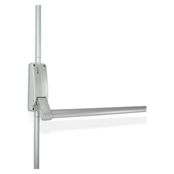 Briton B376se, 2 Point Locking, Panic Bar, Silver – Harry's Door Hardware