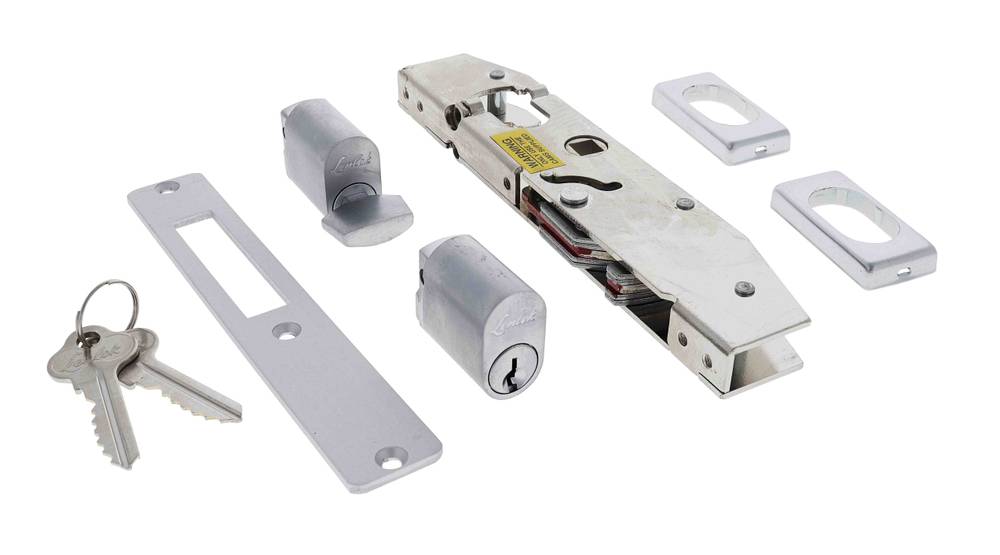 Lenlok C-702, Sliding door, Hook Throw, 28mm Bolt, Cylinder and turn ...