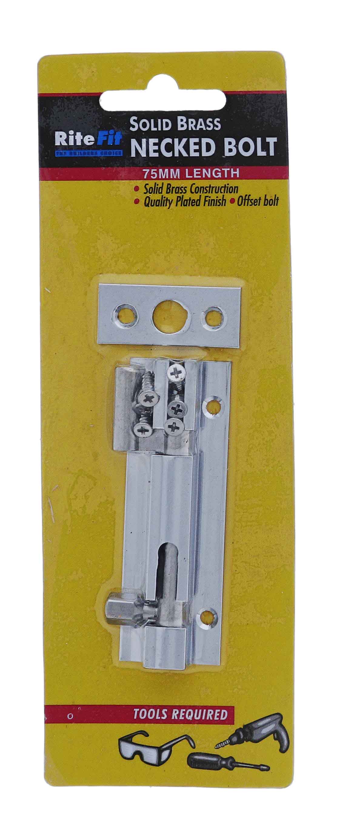 Lenlok HNB, Neck Bolt, 75MM, Display Pack, Ritefit – Harry's Door Hardware